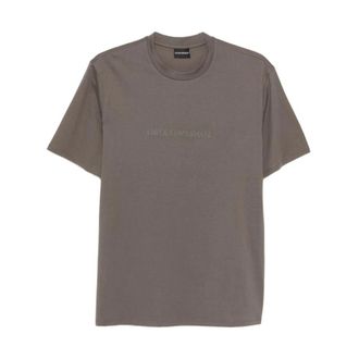 Emporio Armani Homme, Tops, Brun, Taille: S Logo T-Shirt