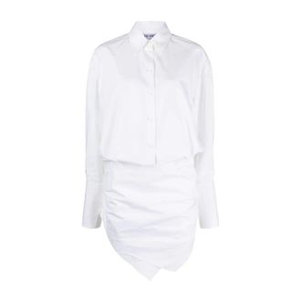 The Attico Wei&szlig;es l&auml;ssiges Minikleid - - Dresses - Damen - Wei&szlig; - M