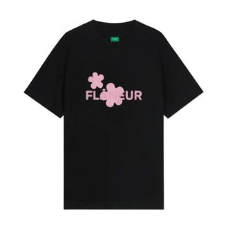 Flaneur Fl&acirc;neur, Homme, Tops, Noir, Taille: XS Flower T-Shirt