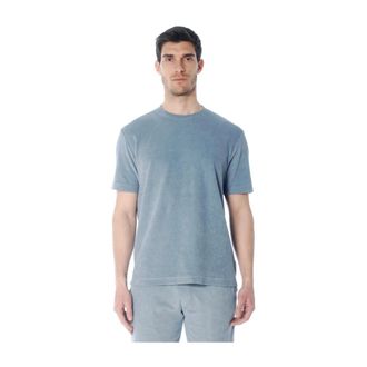 04651/ Homme, Tops, Bleu, Taille: L T-shirt en &eacute;ponge