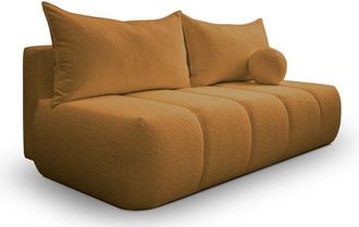 KAISER Dreisitziges Sofa piano mit Schlaffunktion Golden