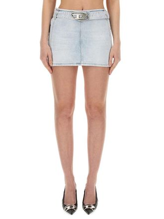 Diesel Denim Regular Fit Skirt - Blue