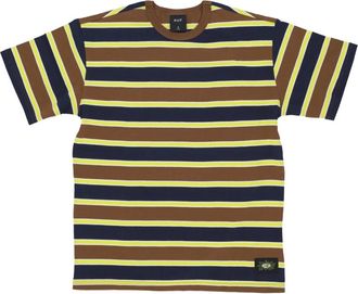 HUF Gestreiftes Strick T-Shirt - - Tops - Herren - Mehrfarbig - XL