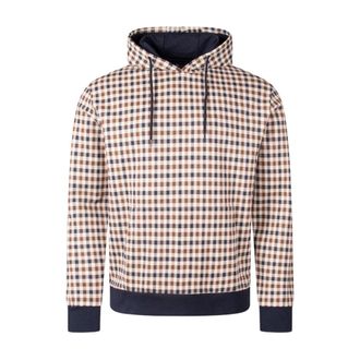 Aquascutum Active Iconic Club Check Beige Hoodie