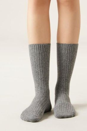 Calzedonia Socken Mit Wolle Und Mit Kaschmir Grau