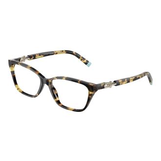 Tiffany & Co. Gelb Havana Brillengestelle - - Accessories - unisex - Braun - 55 MM