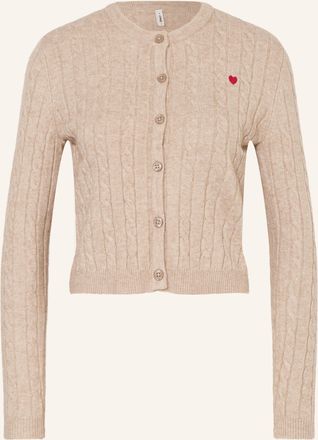 Only Strickjacke beige