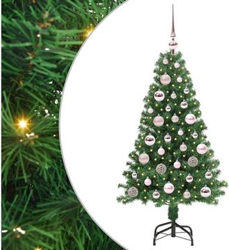 vidaXL K&uuml;nstlicher Weihnachtsbaum mit 150 LEDs mit St&auml;nder Gr&uuml;n 120 cm vidaXL