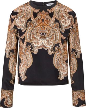 Veronica Beard Karisse paisley-print blouse - Schwarz