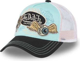 Von Dutch Herren & Damen Patches, Verstellbare Trucker-M&uuml;tze von Snapback, Einheitsgr&ouml;&szlig;e
