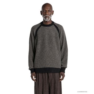 Ziggy Chen Oversized Raglan Sweataer