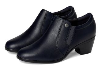 Clarks Damen Emily2 Reyna Stiefelette, Schwarz Leder, 38 EU