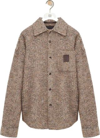 Loewe Herren Overshirt aus Lama-Mischung