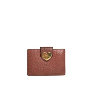 Gucci Portefeuille en toile Pre-owned - Femme - Pre-owned - Rose - Taille: ONE Size