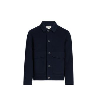 Saison 1865 emy-wolljacke - blau