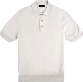 Fay Homme, Tops, Beige, Taille: XL Polo Boutonn&eacute;