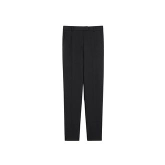 Max Mara Schwarze Jerseyhose Slim Fit - - Trousers - Damen - Schwarzk - M