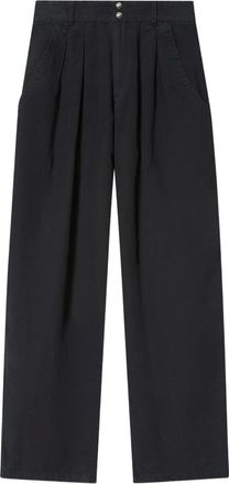 Isabel Marant pantalon Nadine &agrave; plis - Noir