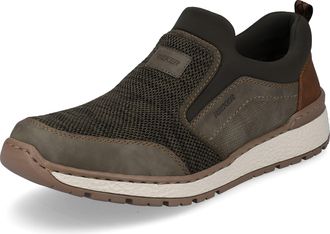 Rieker Herren Low-Top Sneaker B9051, M&auml;nner Halbschuhe,lose Einlage,Sportschuhe,Freizeitschuhe,Laufschuhe,Freizeit,sportlich,gr&uuml;n (54),43 EU / 9 UK