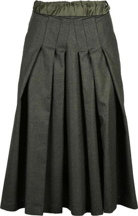 Aspesi Femme, Jupes, Vert, Taille: 36 FR Gonna Svasata