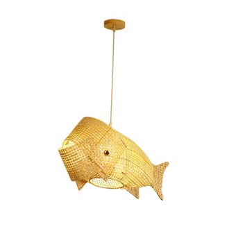 Baoblaze Fischf&ouml;rmige Pendelleuchte Kronleuchter Laternenschirm Deckenlampenschirme H&auml;ngelampenschirm Home Restaurant Aufenthaltsraum Schlafzimmer