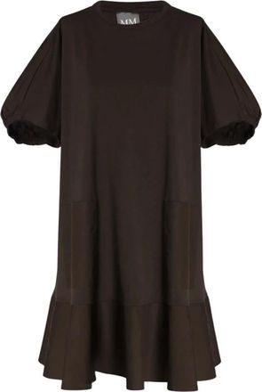 Max Mara Femme, Robes, Brun, Taille: 44 FR Robe Textur&eacute;e