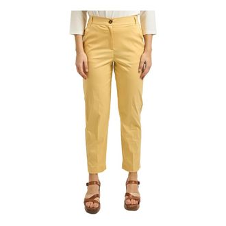 iBlues Femme, Pantalons, Jaune, Taille: 36 FR Salvo Pantalons
