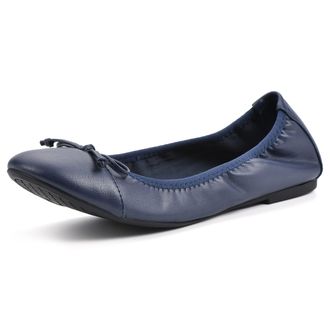 White Mountain Damen Sunnyside Ii Ballerinas, Marineblau/glatt, 38.5 EU