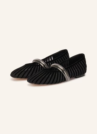 Lola Cruz Mary-Jane-Ballerinas Alexa schwarz