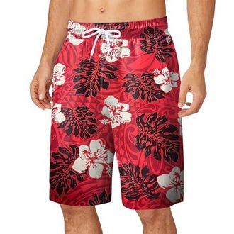 Generic Short de plage d&eacute;t&eacute; pour homme - Paysage d&eacute;t&eacute; insolite - Impression num&eacute;rique avec taille &eacute;lastique - Style d&eacute;contract&eacute; - Short de plage - Vacances - 