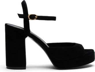 Stuart Weitzman Femme, Chaussures, Noir, Taille: 39 1/2 EU Dayna II Platform Sandal