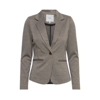 Ichi Ichi, Femme, Vestes, Gris, Taille: 36 FR Sand Blazer