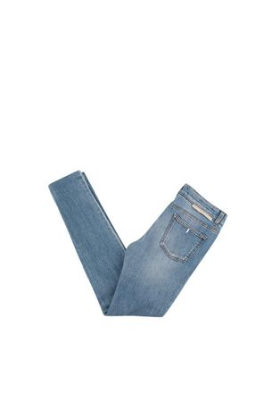 Stella McCartney Light Blue Frayed Detailed Denim Jeans Size 28/71