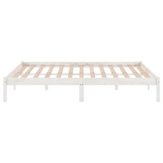 Generic Kleines Einzelbettgestell aus Massivem Kiefernholz - Stabile Sperrholzlatten, Ideal für Schlafzimmer (160 x 200 cm)