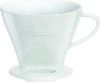 MELITTA Porzellan Kaffeefilter weiß 1x4