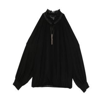 Liu Jo Cut-out Bluse - - Blouses & Shirts - Damen - Schwarzk - L