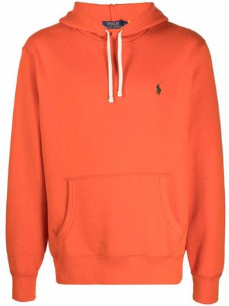 Polo Ralph Lauren hoodie &agrave; motif Polo Pony - Orange