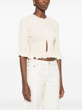 Twinset Femme, Pulls, Blanc, Taille: 42 FR Cardigan