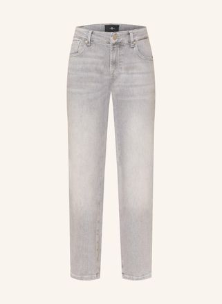7 For All Mankind Straight Jeans Calie Straight Ankle grau