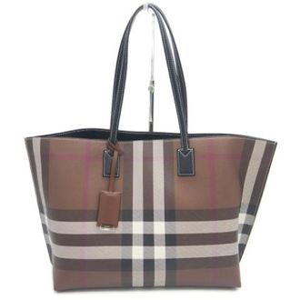 Burberry Sac cabas vintage Pre-owned - Femme - Pre-owned - Brun - Taille: ONE Size