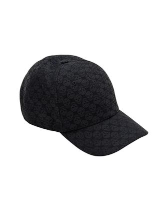 Alexander McQueen Alexander McQueen Caps & M&uuml;tzen - Skull Repeat Hat - Gr. L - in Schwarz - f&uuml;r Damen