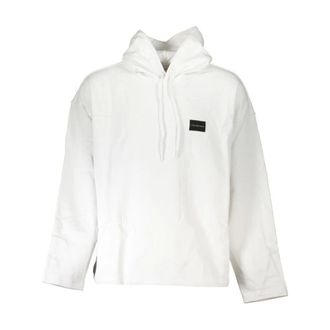 Calvin Klein Homme, Sweatshirts et sweats &agrave; capuche, Blanc, Taille: 2XL SweaT-shirts &agrave; capuche