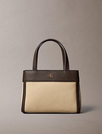 Calvin Klein Mini sac cabas en toile de coton
