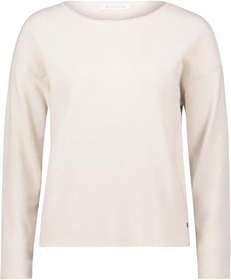 Betty & Co Pull en Tricot à col Rond pour Femme, Mélange de crème éclatante, 42