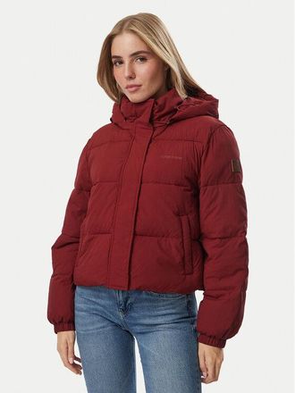 Guess Winterjacke W6BL25 W3788 Dunkelrot Regular Fit
