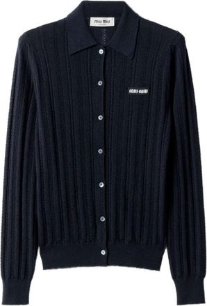 Miu Miu Maglieria Cachemire Traforo F.18