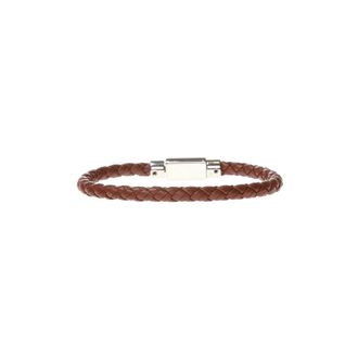 Ferragamo Geflochtenes Armband - - Accessories - Herren - Braun - ONE SIZE