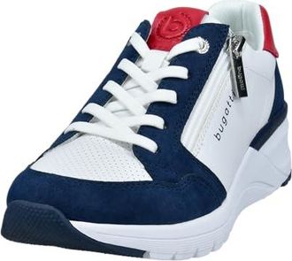 Bugatti Femme 435-aqi01 Basket, Blanc Multicolore 2081, 39 EU