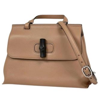 Gucci Pre-owned Vintage Bamboo Handbag - - Pre-owned - Damen - Beige - ONE SIZE
