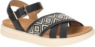 Geox Sandale Geox Xand Sandalen schwarz beige D65PAB